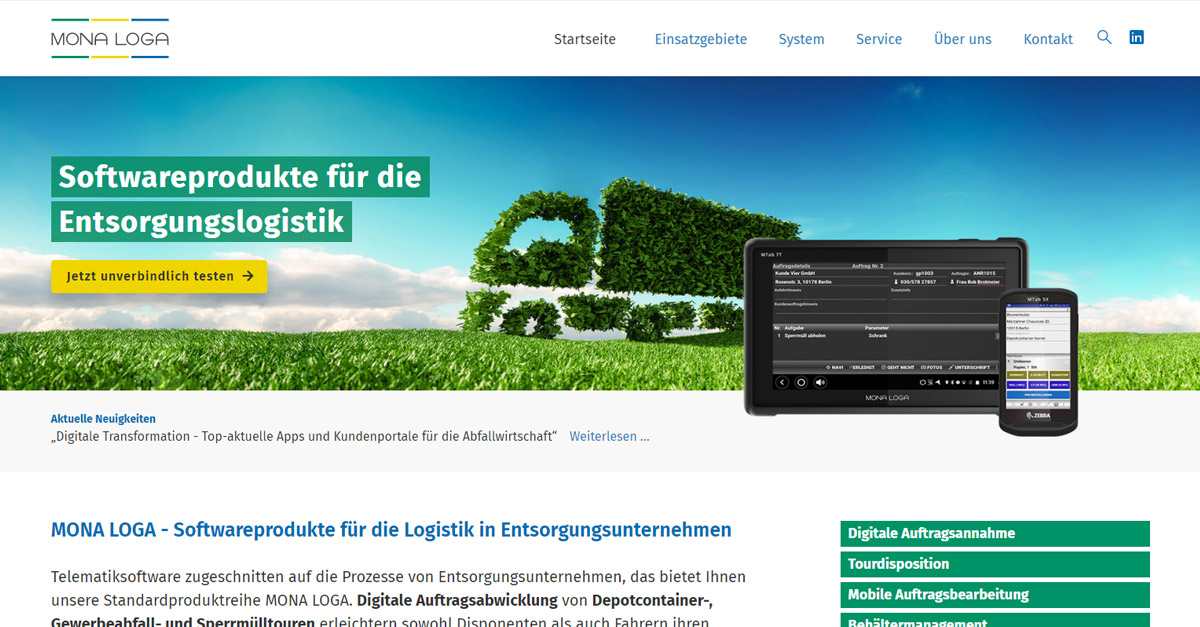 MONA LOGA system and functions - monaloga.de